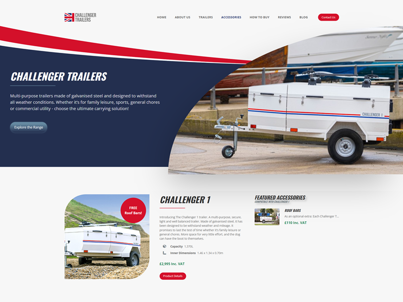 Challenger Trailers - Honeystone